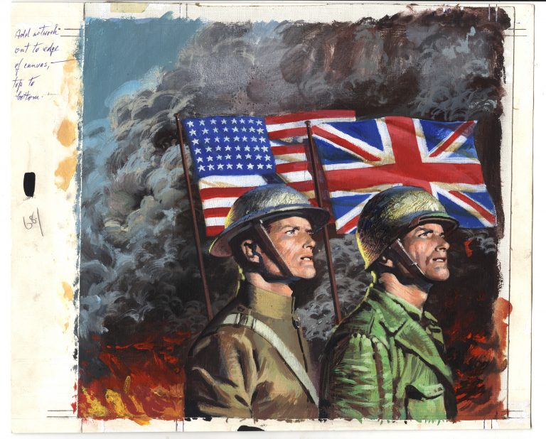 The iconic Art of Commando Comic – Museum Crush