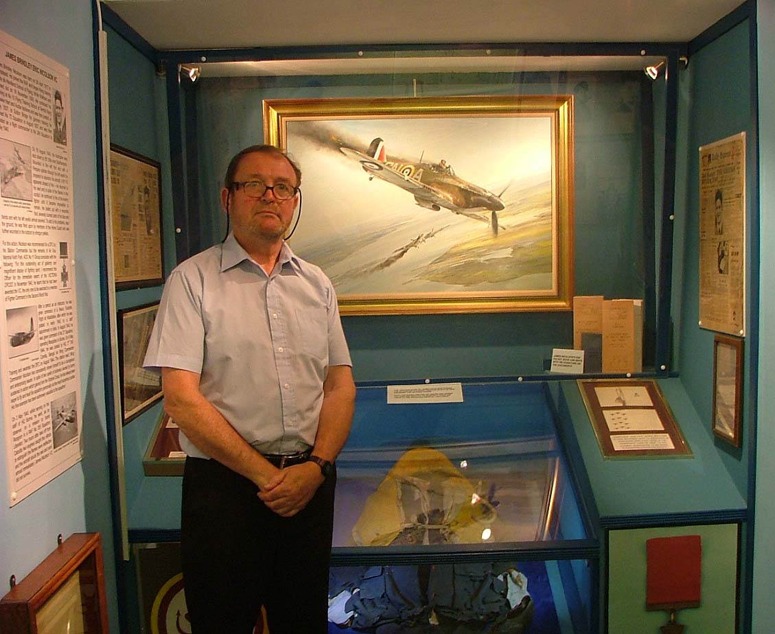 The blood soaked uniform of Flight Lieutenant James Nicolson VC at ...