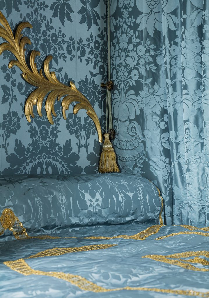 This ornate state bed took 30 years to restore at Kedleston Hall ...