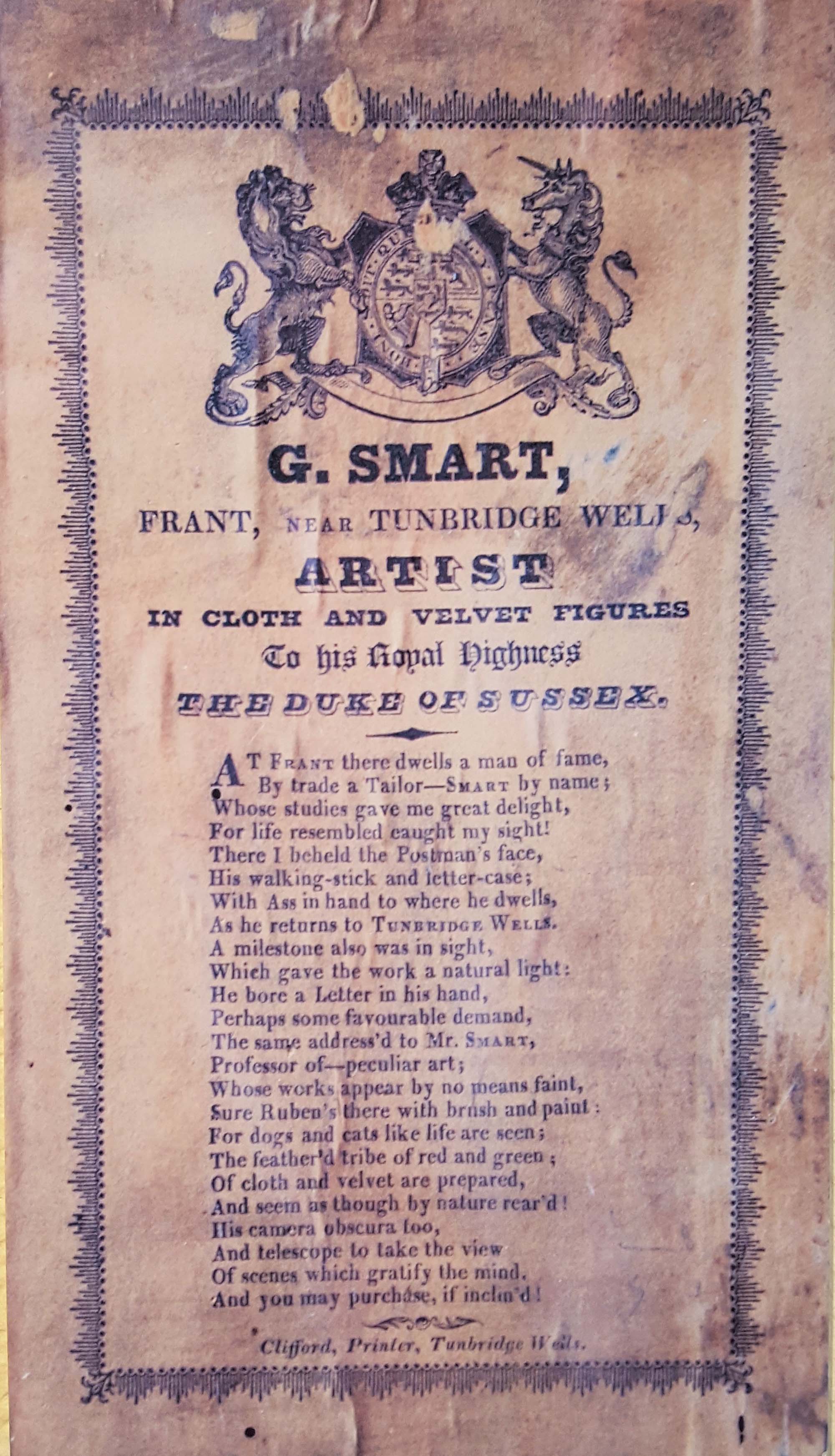 George Smart Tailor of Frant: famous folk artist found in a museum ...