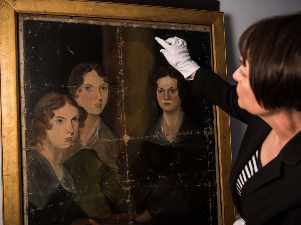 Branwell Brontë’s famous portrait of his sisters – at home in Haworth ...