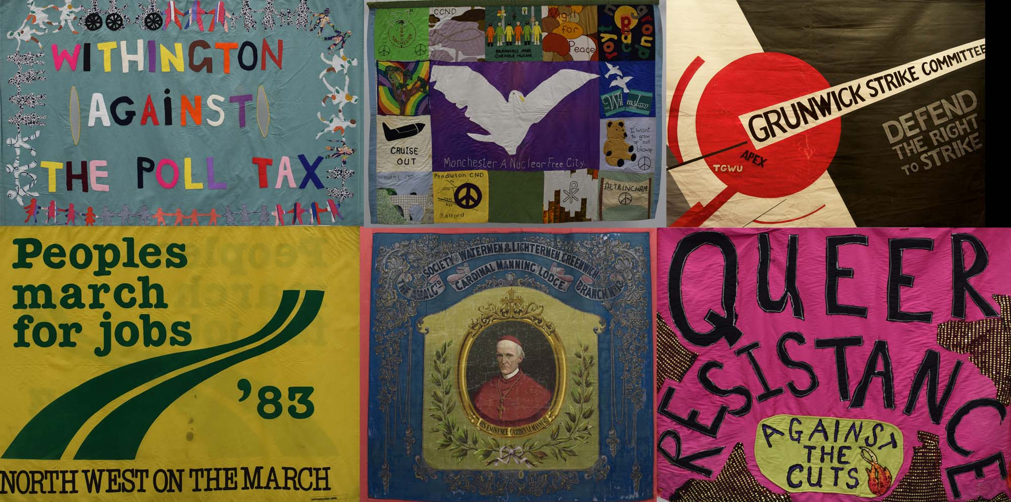 Peterloo and Protest: New banner display at People’s History Museum ...