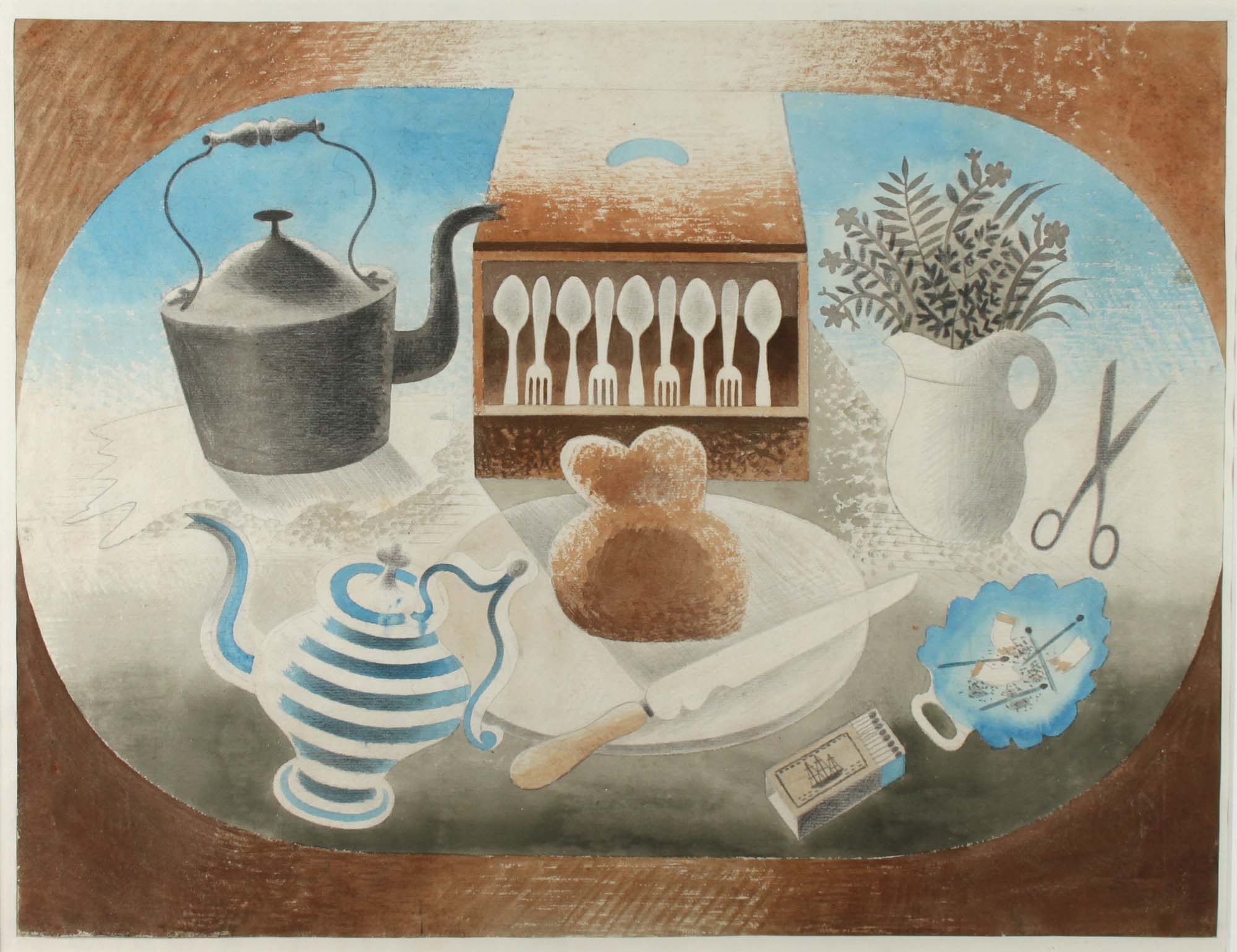Mr and Mrs Ravilious reunited at the Fry Art Gallery – Museum Crush