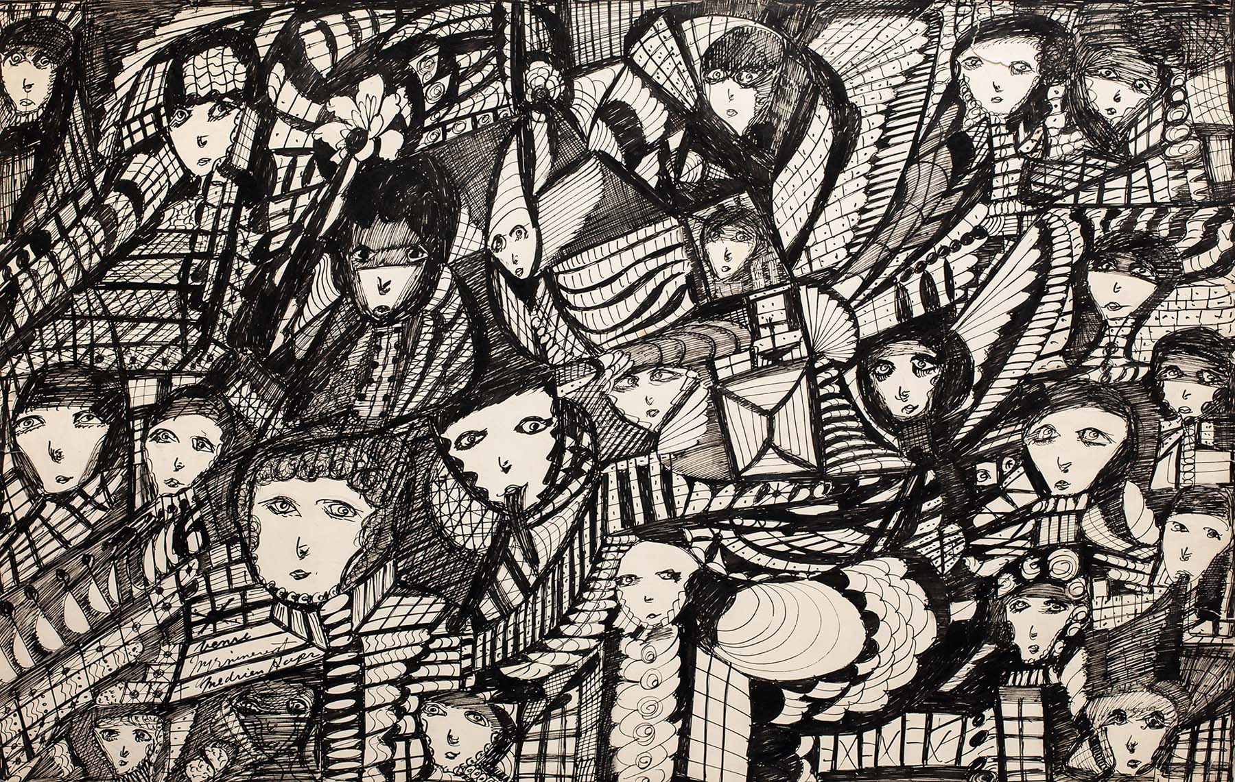 The art of Madge Gill and Myrninerest, the spirit who possessed her ...