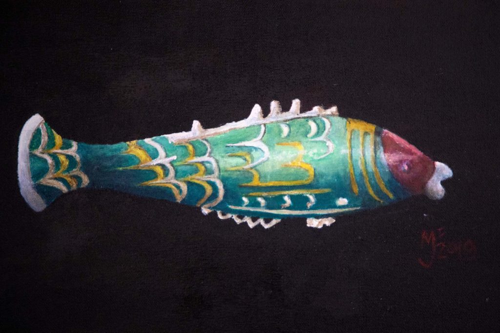 How a tiny glass fragment grew into a fish at Chedworth Roman Villa ...