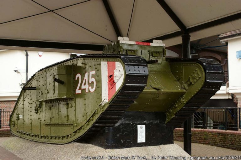 Britain’s last remaining First World War tank on display in a town ...