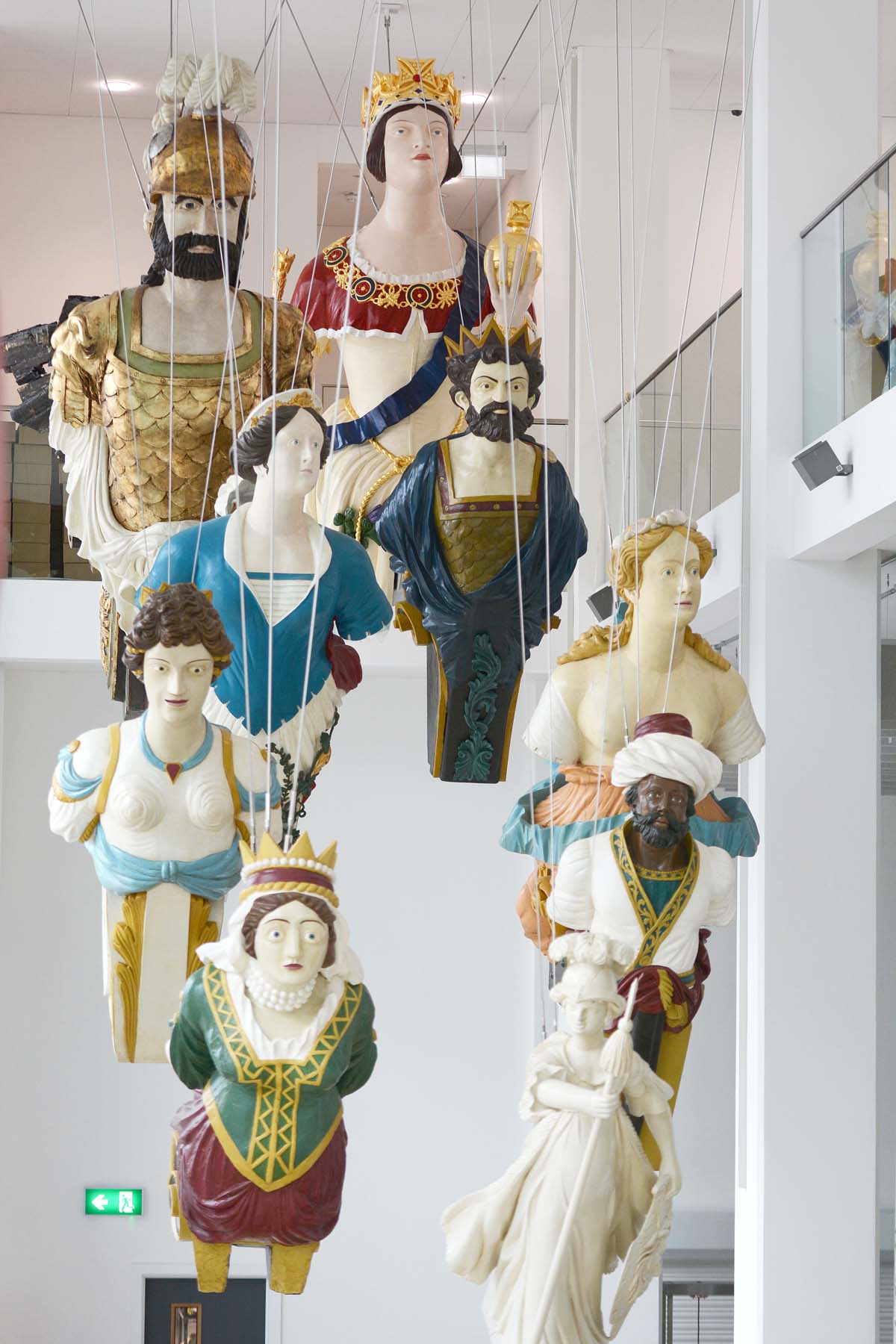 Restored ships’ figureheads installed in their new home in Plymouth ...