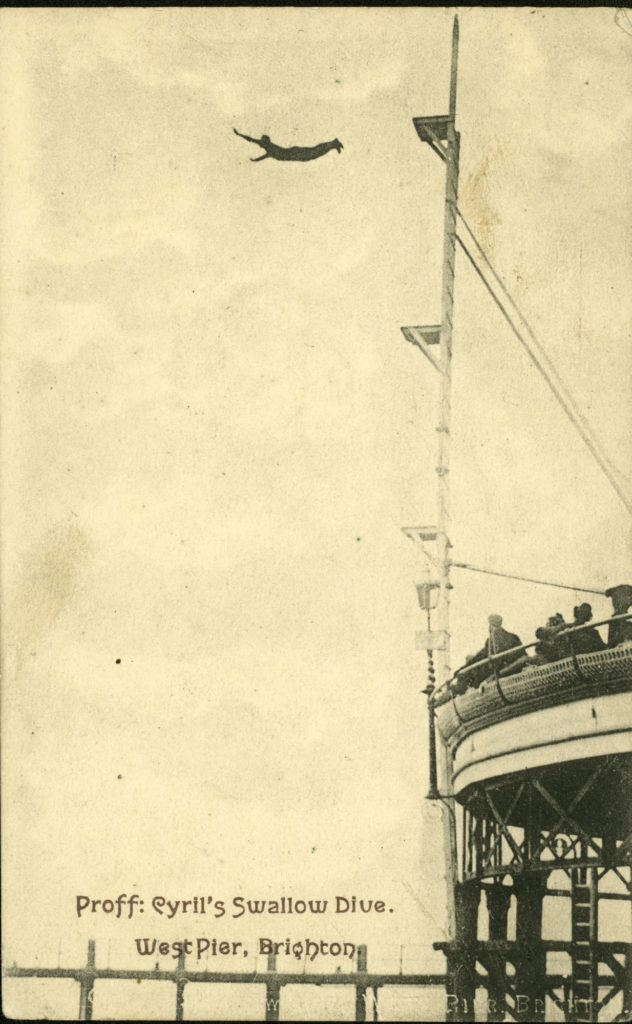 The Edwardian daredevil divers of Brighton’s West Pier – Museum Crush