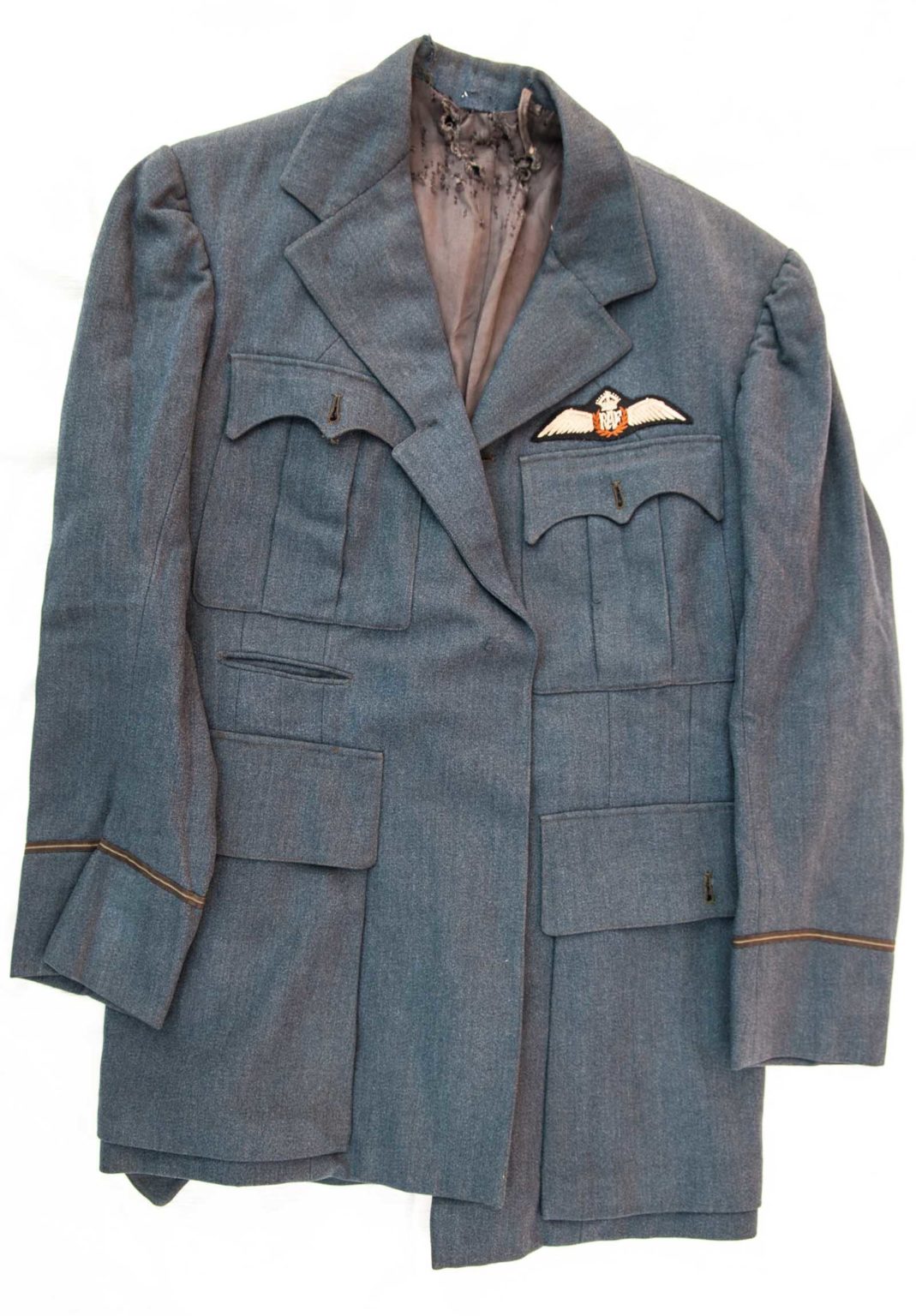 The shrapnel-riddled jacket that tells the story of the RAF at Dunkirk ...
