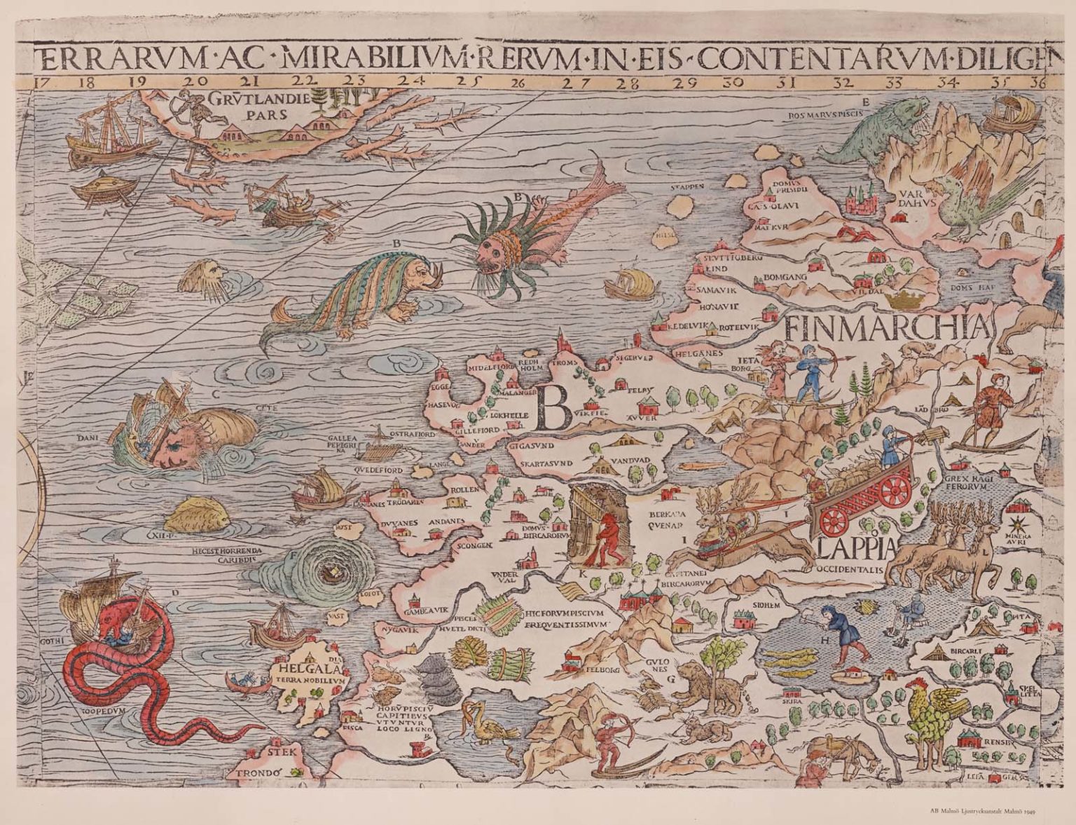 The Carta Marina’s medieval monsters of the deep – Museum Crush