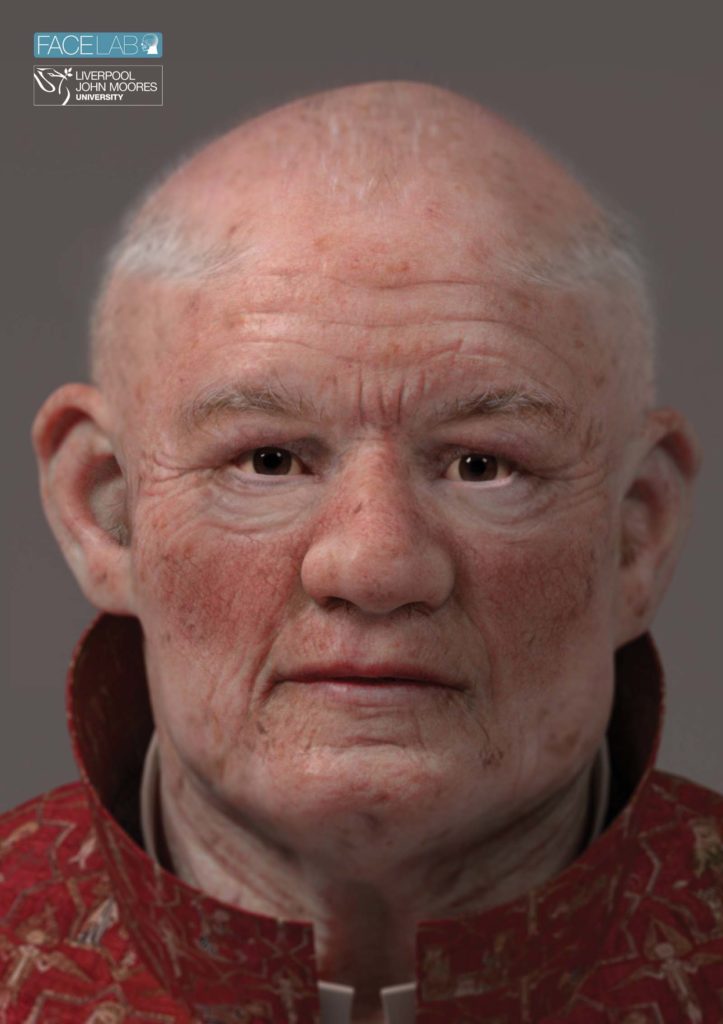 The reconstructed head of the 15th century Abbot Wheathampstead ...