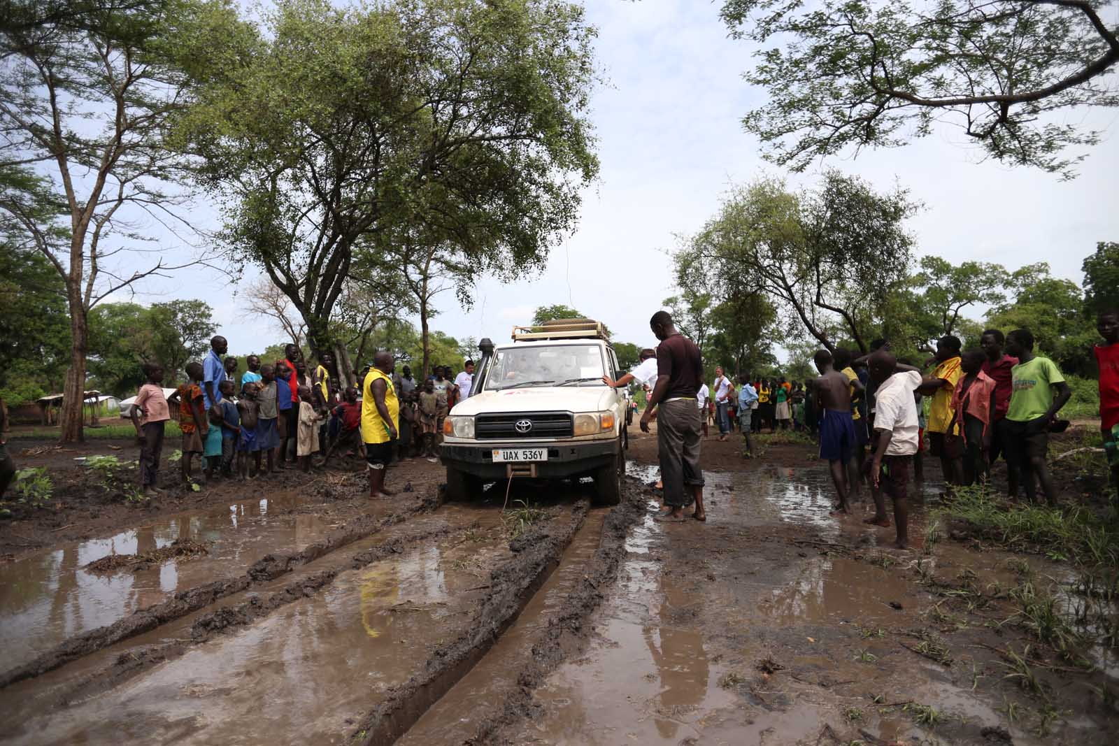 The off road vehicle helping to tell the story of the Aid Worker ...