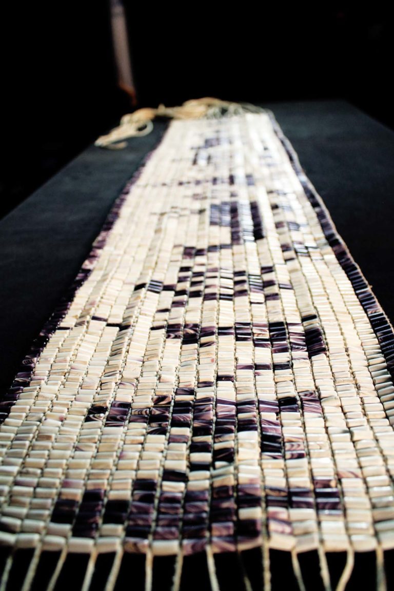 The Native American wampum belt telling another story of the Mayflower ...