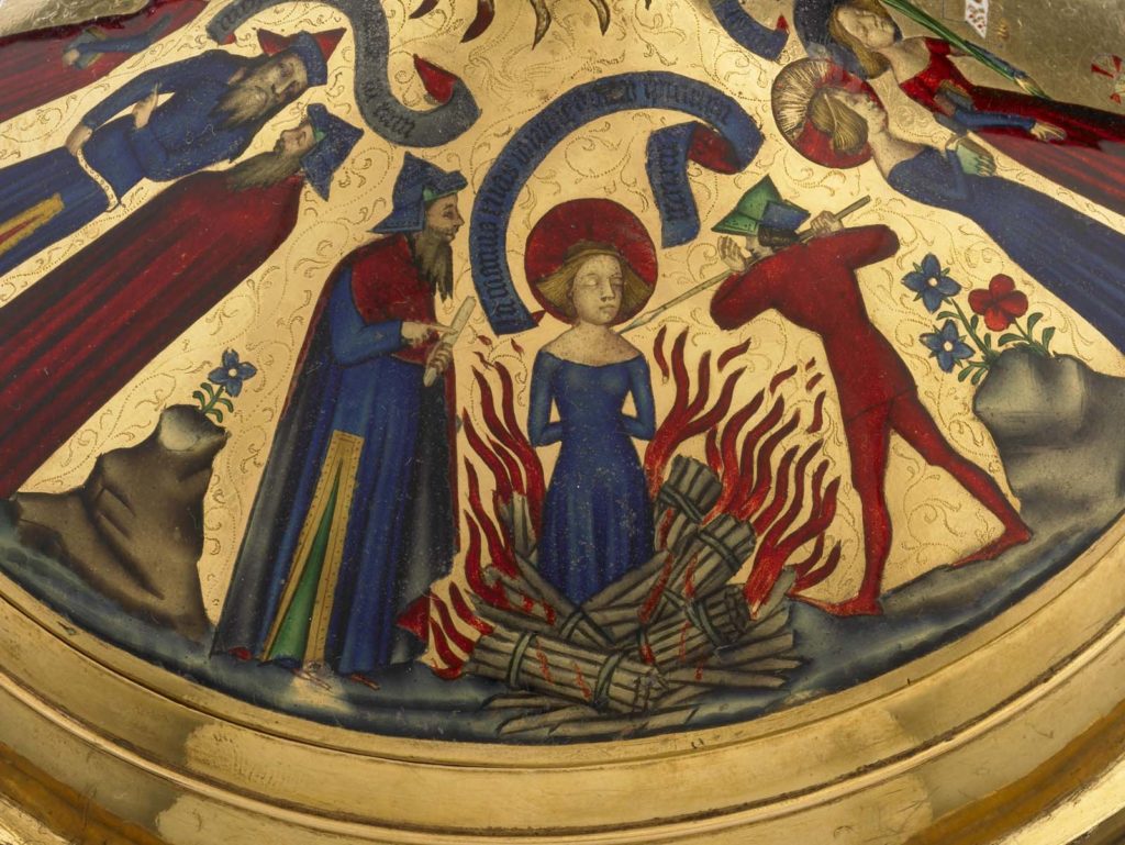 The medieval cup of solid gold and the violent death of St Agnes ...