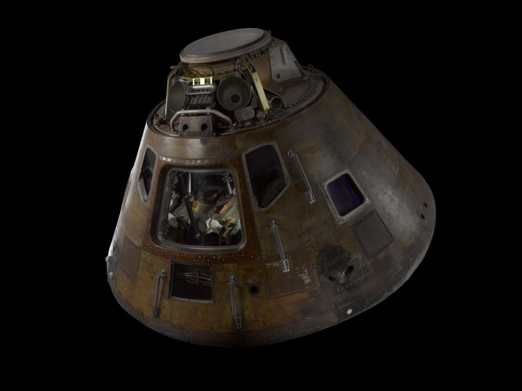 “We should all feel a jolt when we see this”. The Apollo 10 Command ...