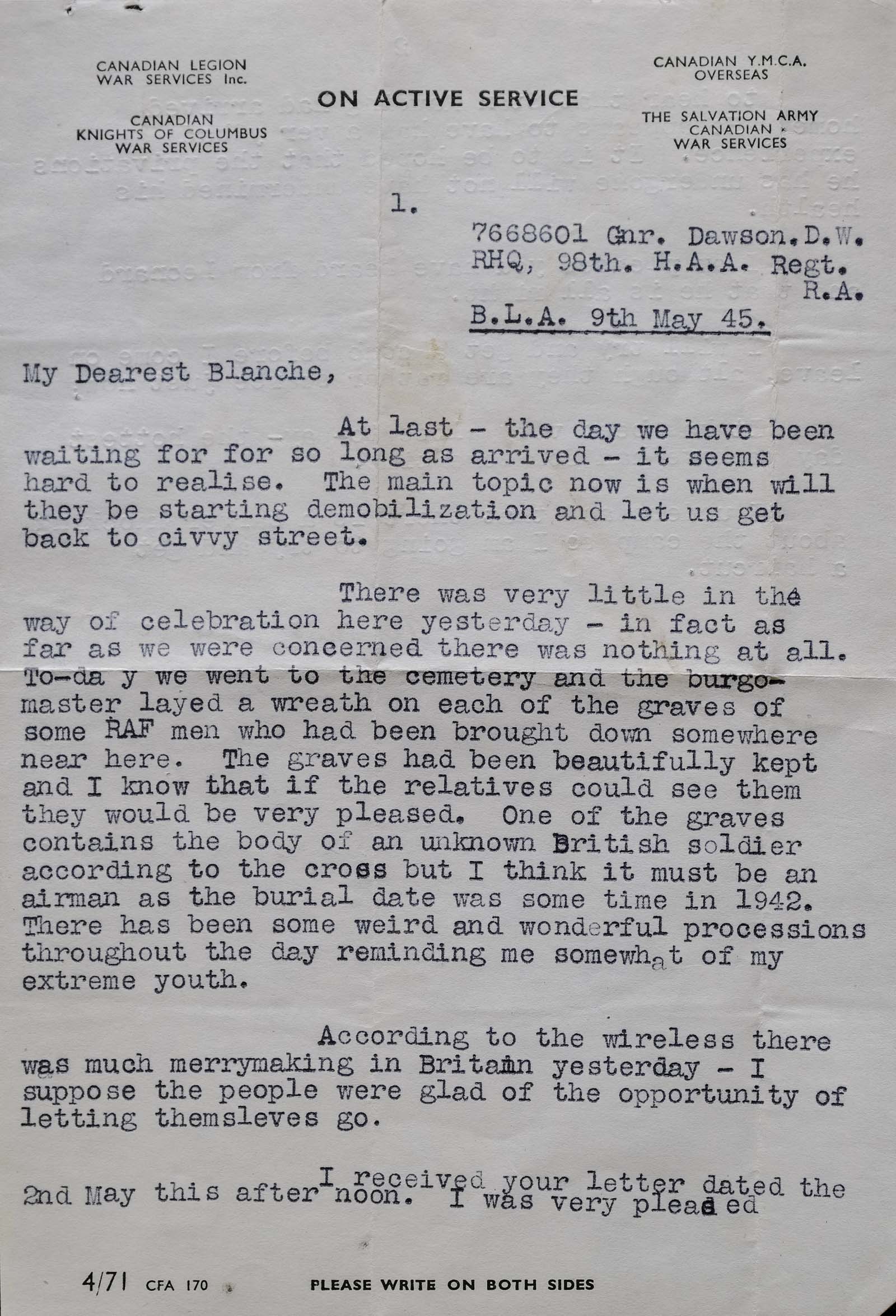 Huge cache of Scarborough soldier’s letters reveals life in WWII ...